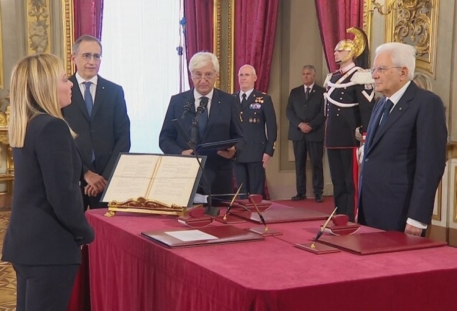 Giorgia Meloni appointed as Italy's first female prime minister - AZERTAC